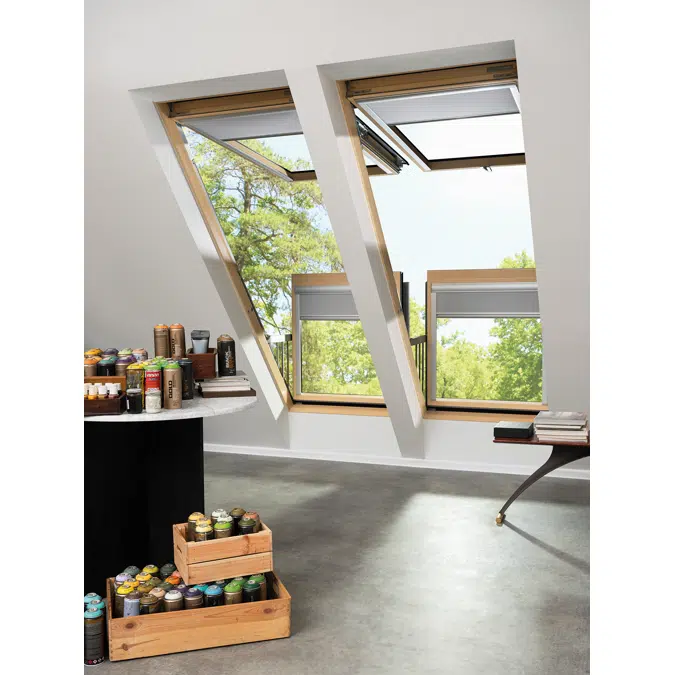 BIM objects - Free download! Balcony window FGW-X P50 AWMX FSC | FAKRO ...