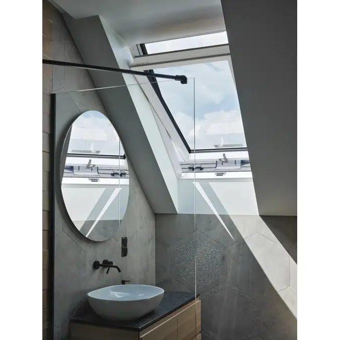 BIM objects - Free download! Centre pivot roof window FTW-X U41 AWMX ...