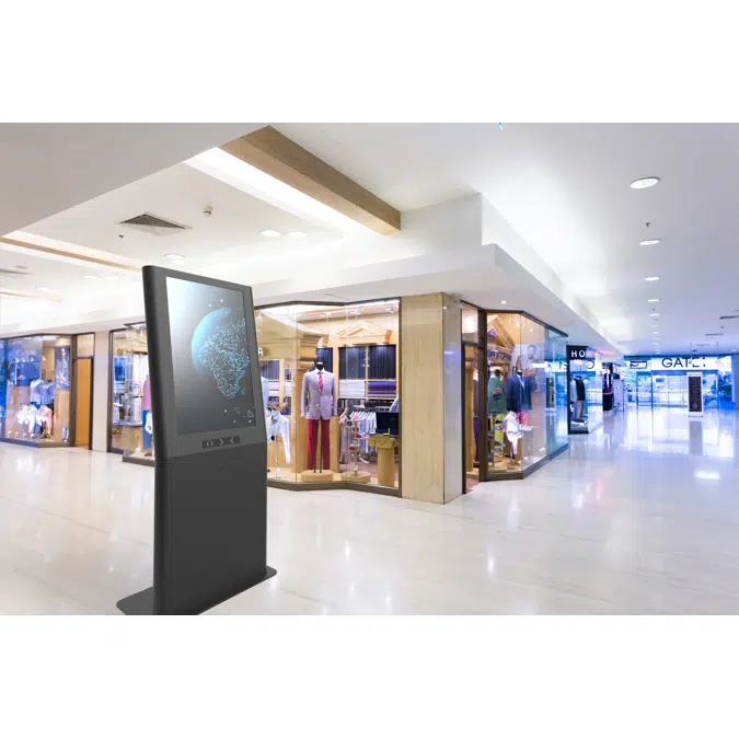 BIM objects - Free download! Kiosk JS43 Tilted _ interactive ...