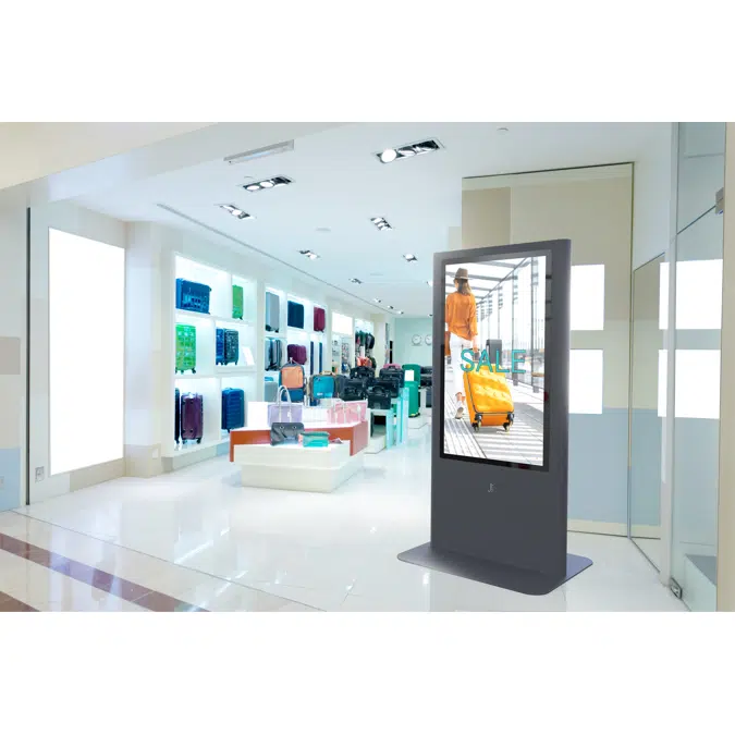 BIM objects - Free download! Kiosk JS55 _ interactive advertising ...