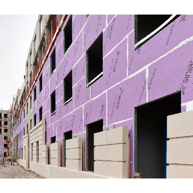 BIM 객체 - 무료로 다운로드하세요! Siniat Weather Defence Board | BIMobject