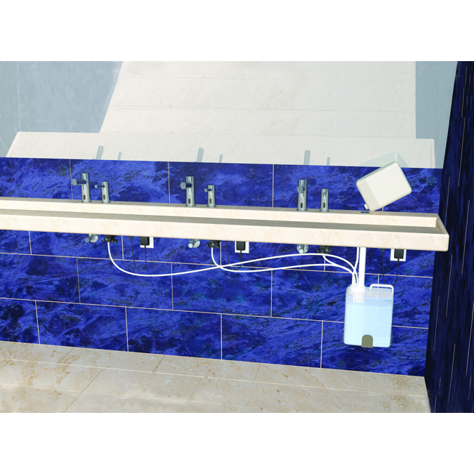 BIM objects - Free download! Touch Free Soap Dispenser, TOP-FILLING ...