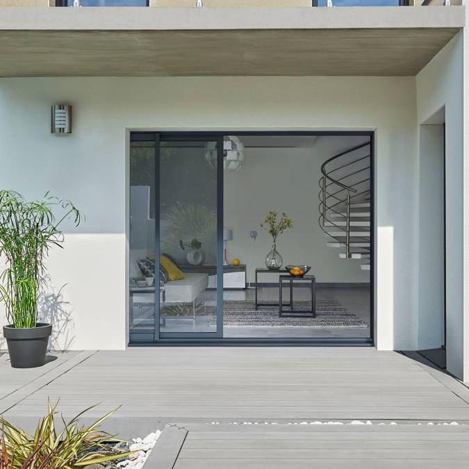 BIM objects - Free download! Pocket window 2 rails 2 leaves | BIMobject