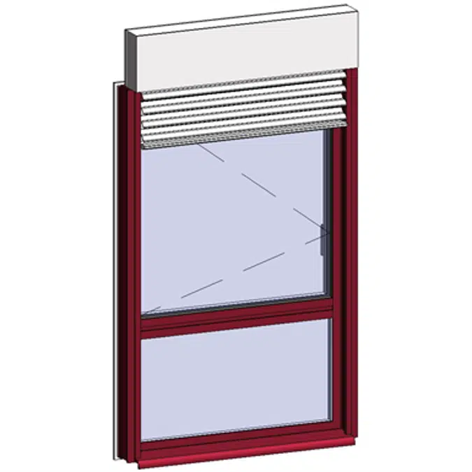 BIM objects - Free download! Window opening inside with sublight and ...