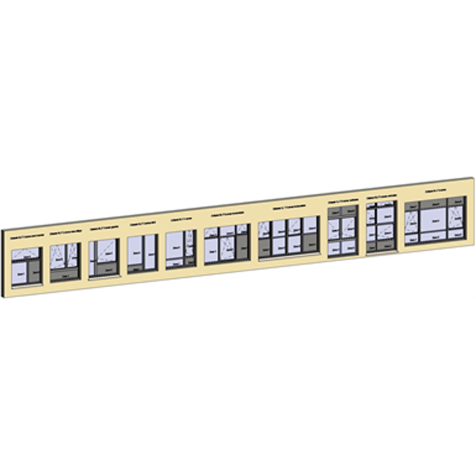 BIM objects - Free download! Multi-paned windows - Showcase | BIMobject