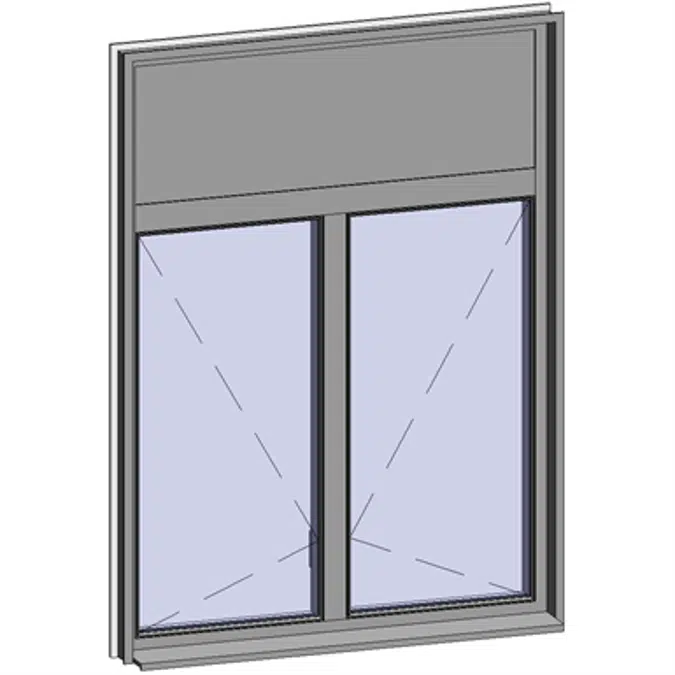 BIM objects - Free download! Multi-paned windows - 3 compound zones ...