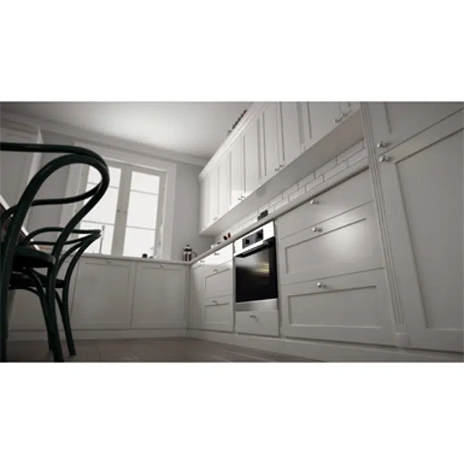 BIM objects - Free download! Kitchen set - classic line | BIMobject