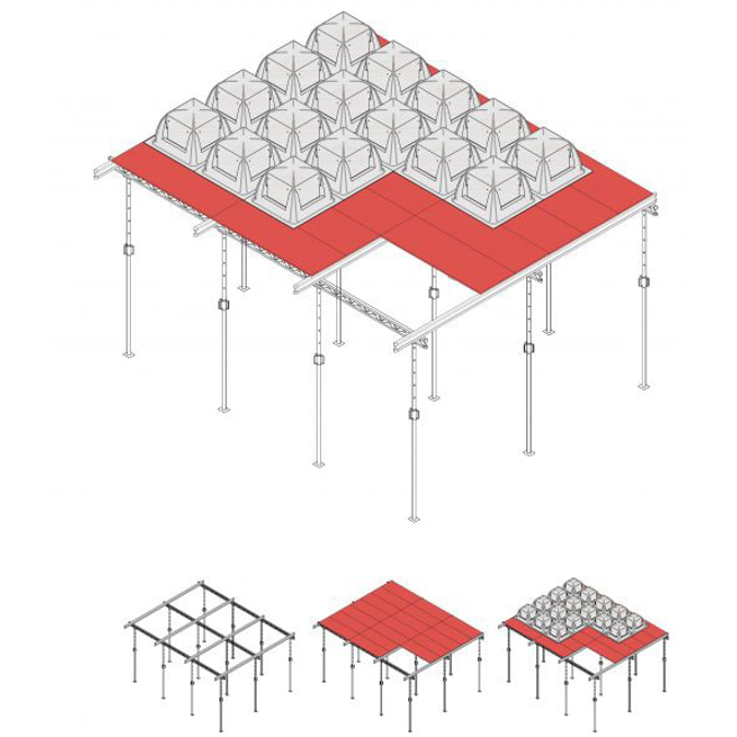BIM objects - Free download! Ho 45 Waffle Slab | BIMobject