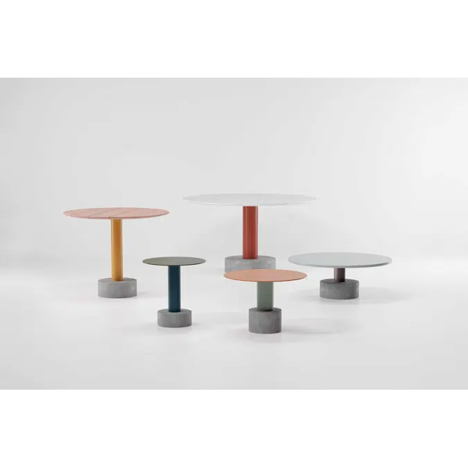 Objetos BIM - ¡Descarga gratis! Roll Centre Table D135 | BIMobject