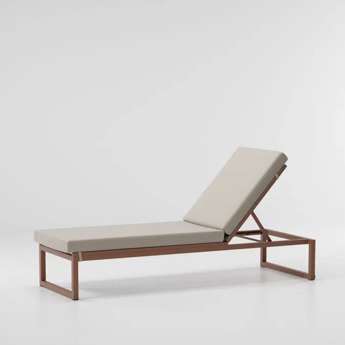 BIM 객체 - 무료로 다운로드하세요! Landscape Via Deckchair with Sled Legs | BIMobject