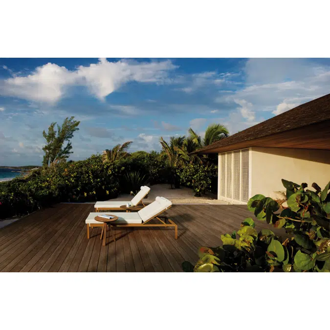 BIM objects - Free download! Landscape Via Deckchair with Sled Legs ...