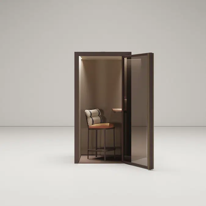 Objetos BIM - ¡Descarga gratis! Phone Booth S | BIMobject