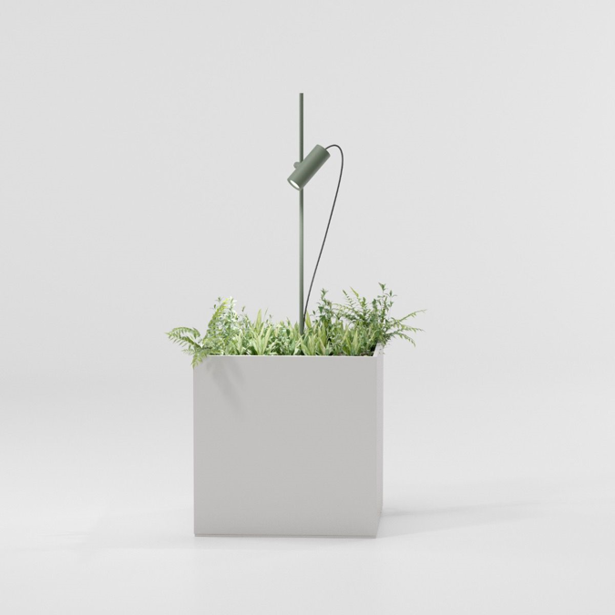 BIM objects - Free download! Dots Spotlight Planter Lamp | BIMobject