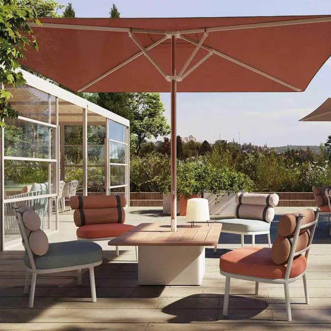 BIM objects - Free download! Meteo Steel Centre Table Base Parasol ...