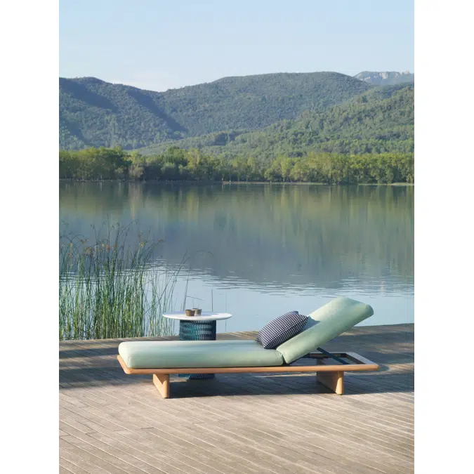 BIM objects - Free download! Mesh Deckchair | BIMobject