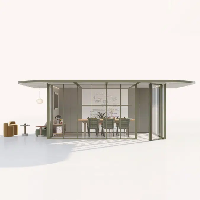 BIM objects - Free download! Pavilion O Meeting 4/6 people | BIMobject