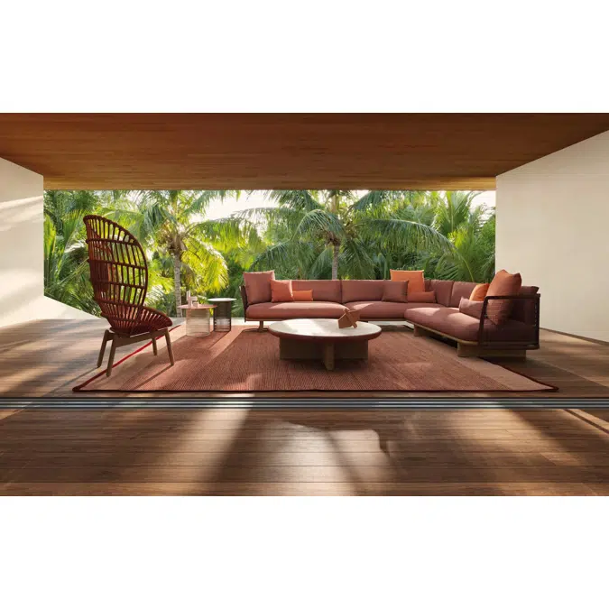 BIM objects - Free download! Mesh 3 Seater Sofa | BIMobject