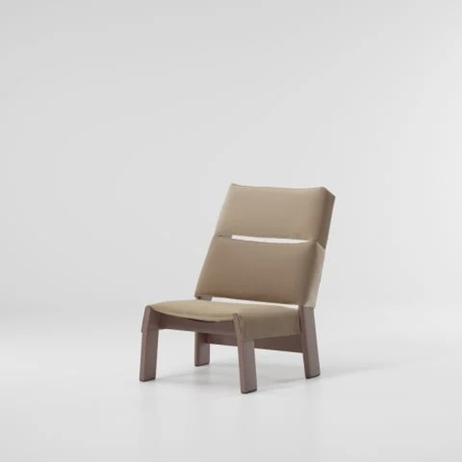 BIM objects - Free download! Band Club Chair Aluminium | BIMobject