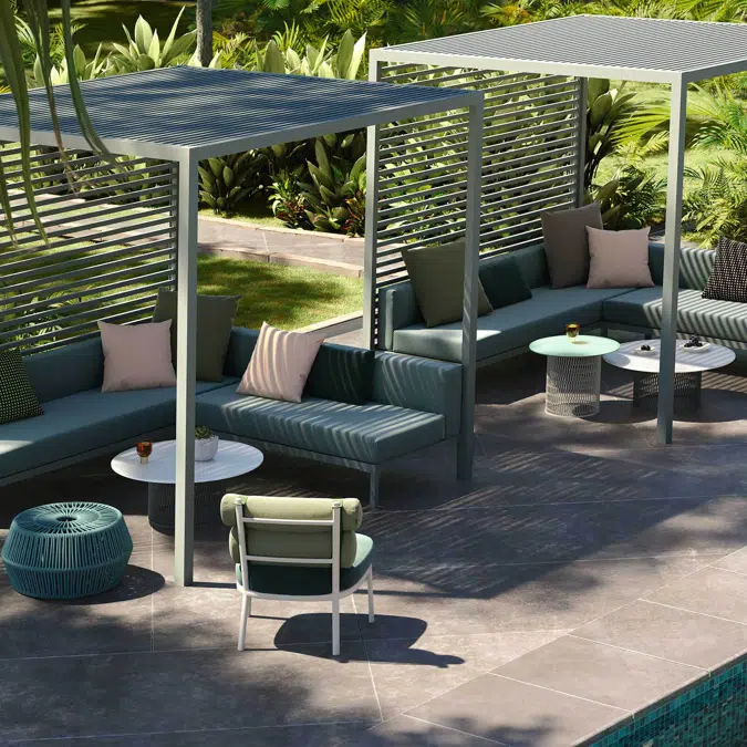 BIM objects - Free download! Lounge Pavilion Simple | BIMobject