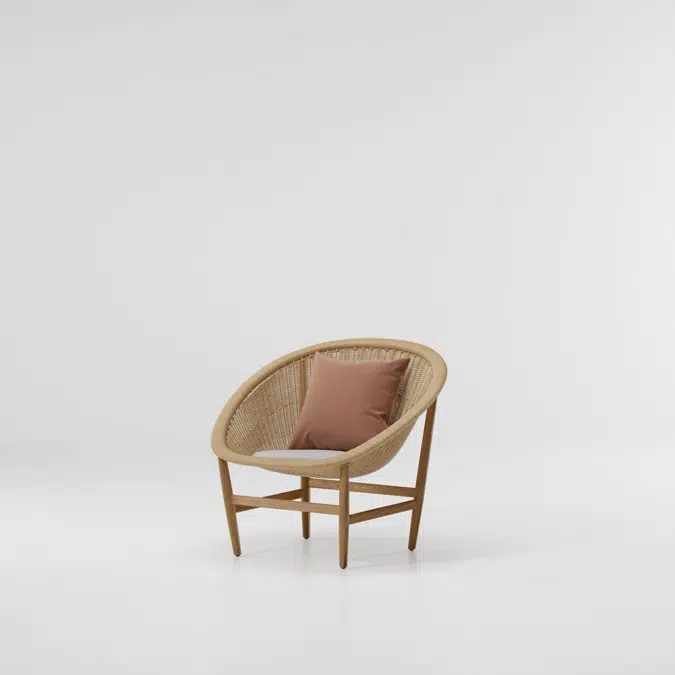 BIM objects - Free download! Basket Outdoor Club Chair | BIMobject