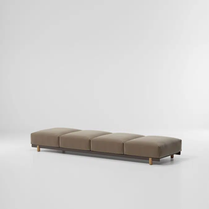 BIM objects - Free download! Molo Bench 4 Seater | BIMobject