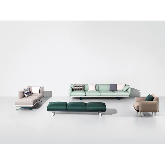 BIM objects - Free download! Boma Left Corner 3 Seater Connection ...