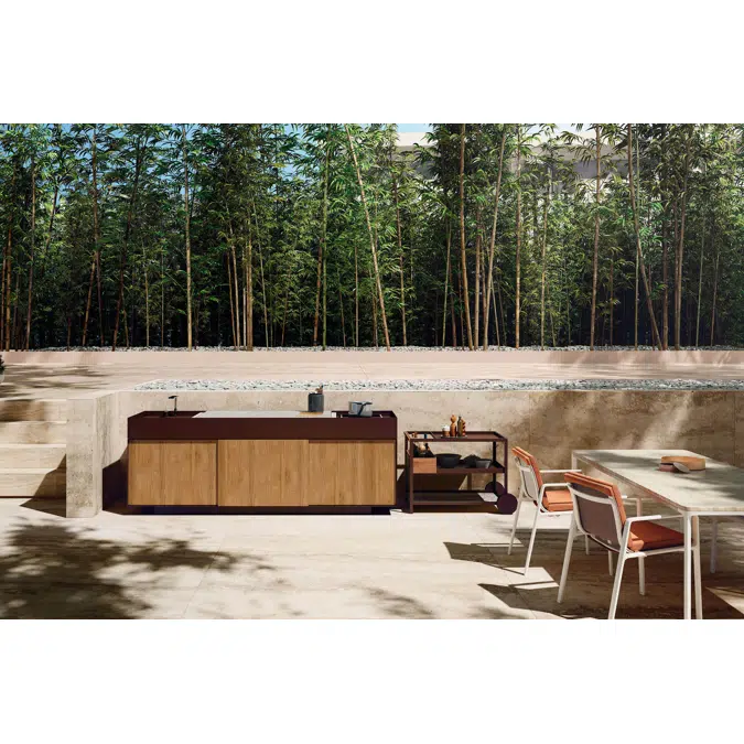 BIM objects - Free download! Outdoor Kitchen Grill BBQ | BIMobject