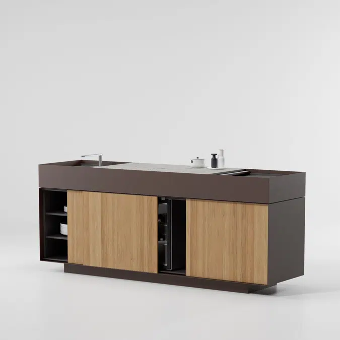 BIM objects - Free download! Outdoor Kitchen Grill BBQ | BIMobject