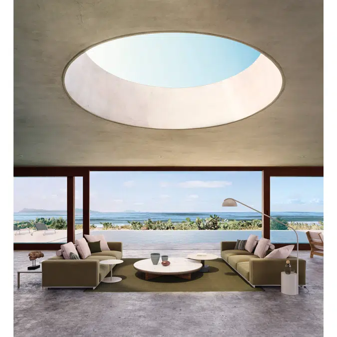 BIM objects - Free download! Half Dome Overhang Lamp | BIMobject