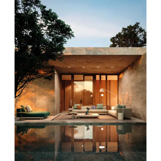 BIM objects - Free download! Half Dome Overhang Lamp | BIMobject