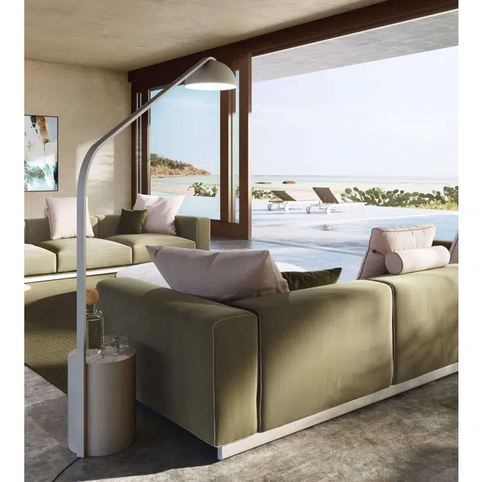 BIM objects - Free download! Half Dome Overhang Lamp | BIMobject