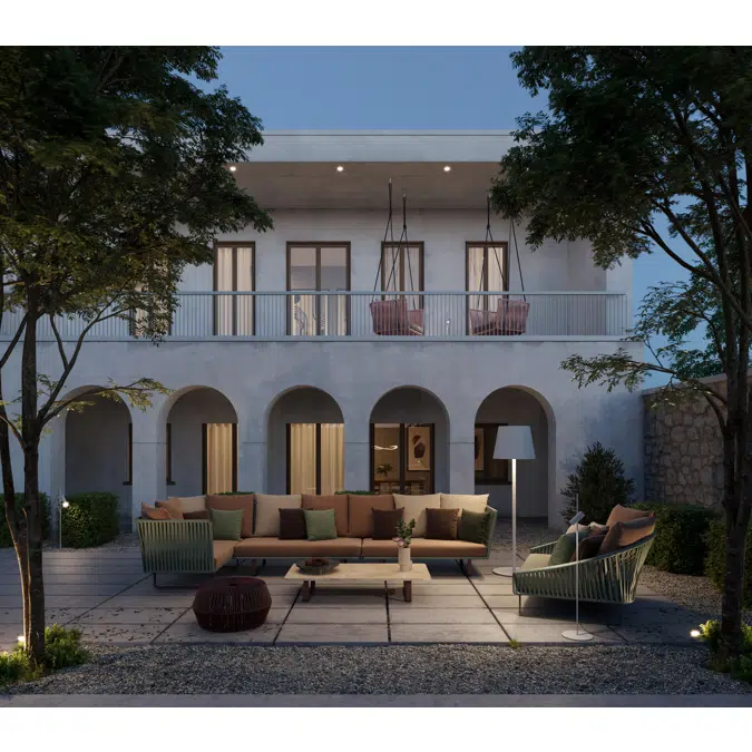 BIM objects - Free download! Bitta Right Corner Module Bela Rope | BIMobject