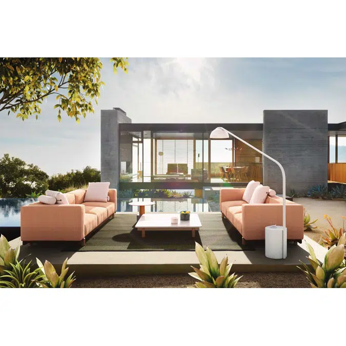 Objetos BIM - ¡Descarga gratis! Molo Right Corner 4 Seater | BIMobject