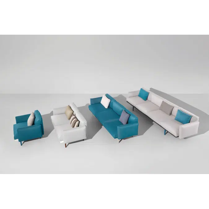 BIM objects - Free download! Boma 2-Seater Sofa | BIMobject