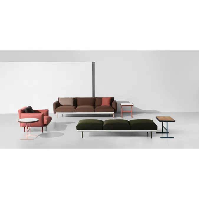BIM objects - Free download! Boma 2-Seater Sofa | BIMobject