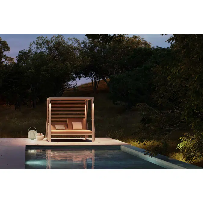 BIM objects - Free download! Daybed Pavilion | BIMobject