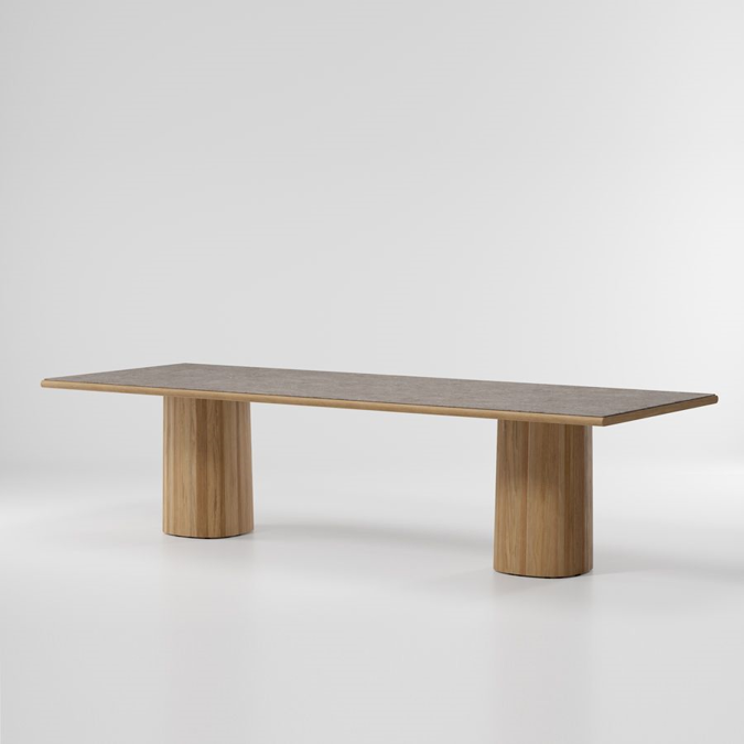 BIM objects - Free download! Giro Dining table 290x108 | BIMobject