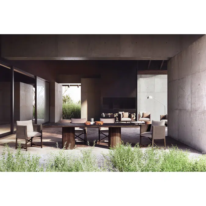 BIM objects - Free download! Giro Dining table 290x108 | BIMobject