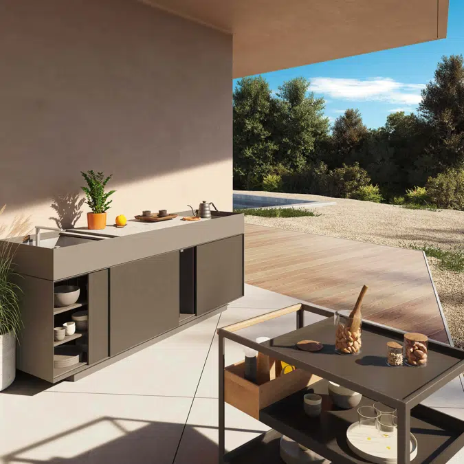 BIM objects - Free download! Outdoor Kitchen Induction | BIMobject