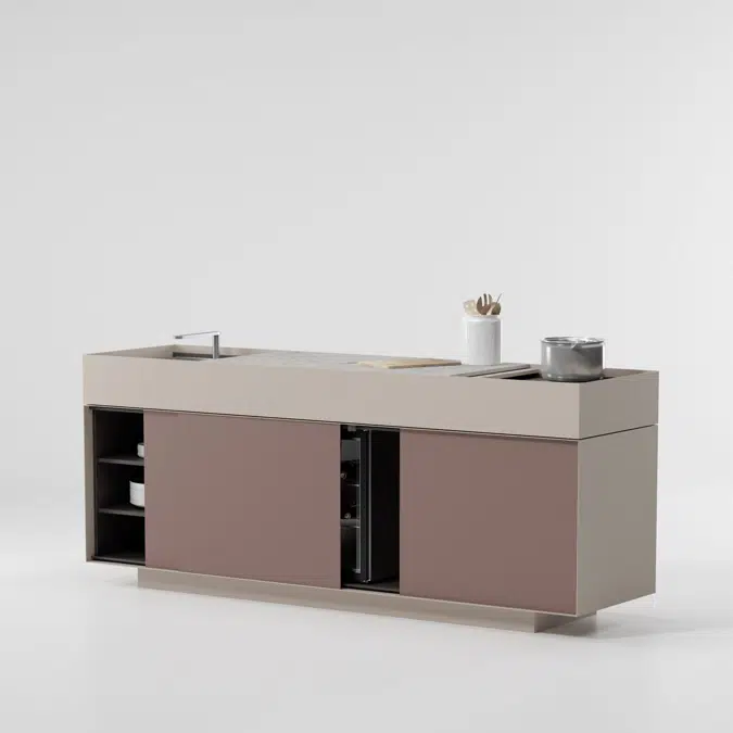 BIM objects - Free download! Outdoor Kitchen Induction | BIMobject