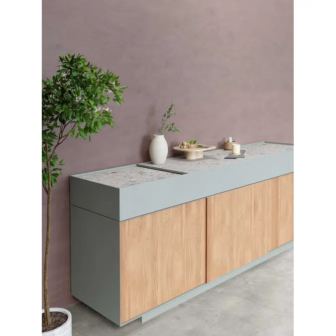 Objetos BIM - ¡Descarga gratis! Outdoor Kitchen Induction | BIMobject