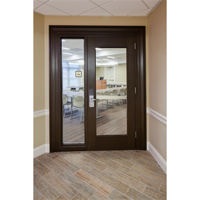 BIM objects - Free download! Double Door, Contraflam Glazing (Hollow ...