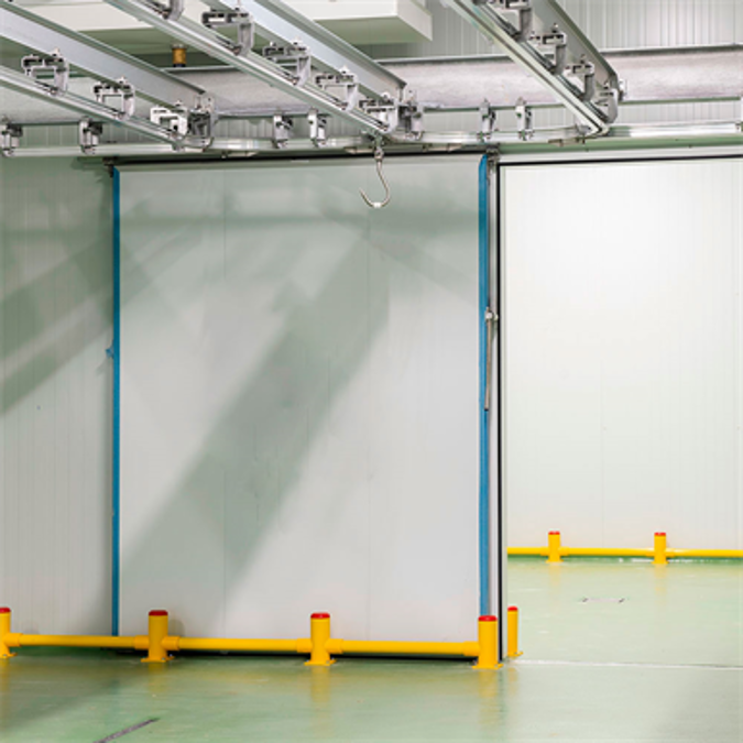 BIM objects - Free download! Sliding Cold Room Door Commercial 002 ...
