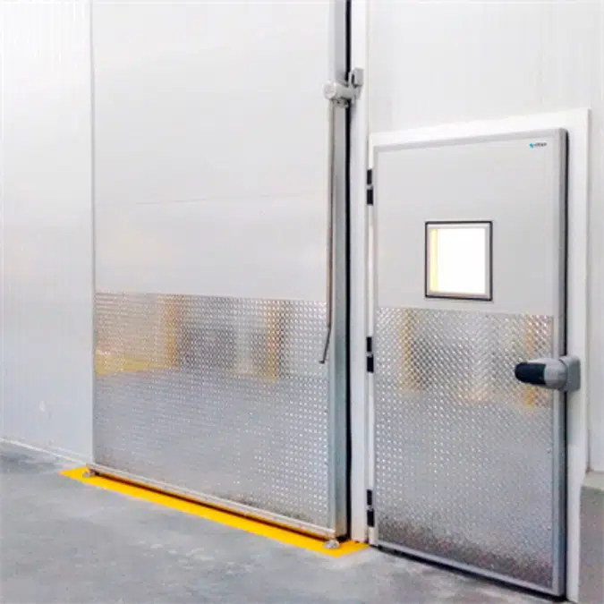 BIM objects - Free download! Commercial cold room hinged door | BIMobject