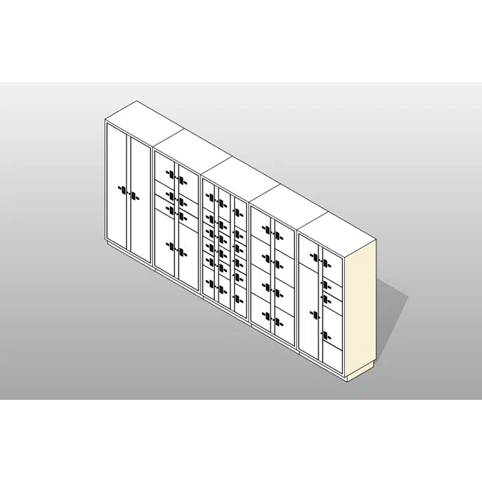 BIM object - ดาวน์โหลดฟรี! 5 Columns-41 Total Openings Steel Evidence ...