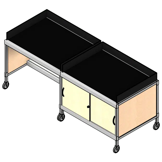 BIM objects - Free download! 08' Wide - Option 02 Mail Room | BIMobject