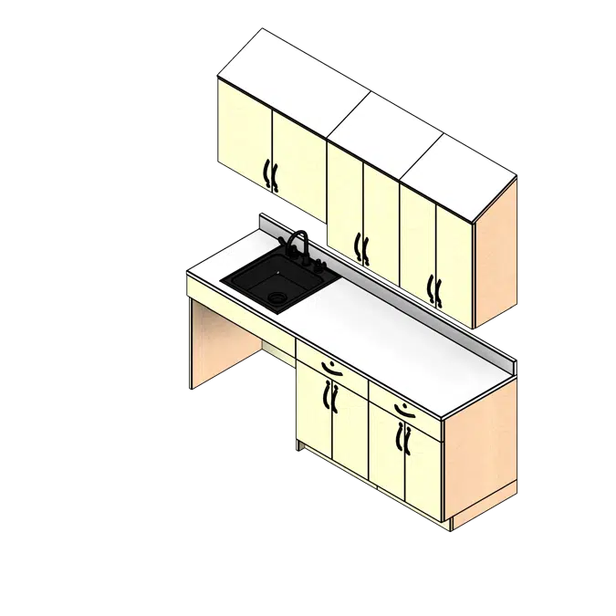 BIM objects - Free download! 07' Wide - Option 04 Exam Room | BIMobject