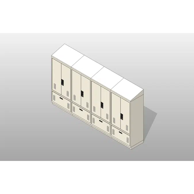 BIM objects - Free download! Door Drawer-Option 3 Personal Storage ...