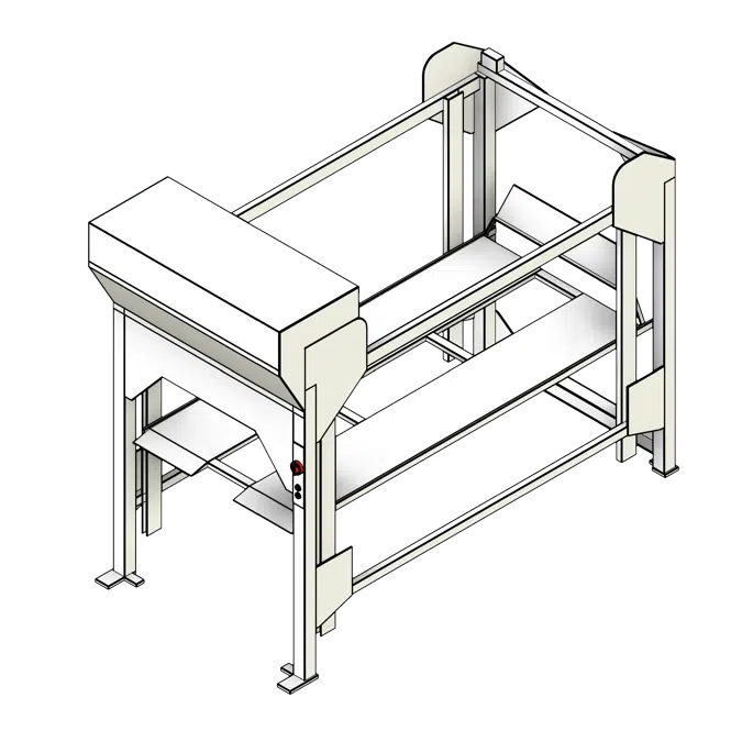 BIM objects - Free download! Front Load Hospital Bed Stacker | BIMobject