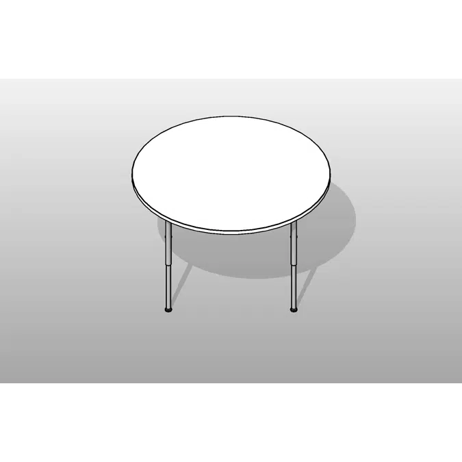 BIM objects - Free download! Round Table Classroom Table | BIMobject